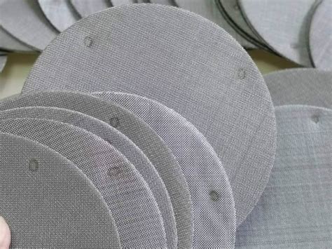 Multilayer Spot Welded Filter Fiscs Anping Huanya Wire Mesh Products