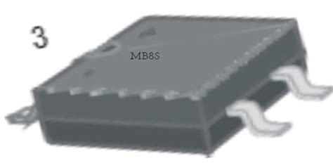 08a Surface Mount Glass Passivated Bridge Rectifier Mb8s Mbs China