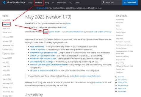 vscode 버전 자동 업데이트 해제 방법