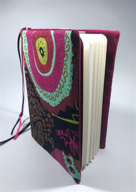 Bullet Journal Avec Couverture En Tissu Fait Maison Création Originale Etsy France