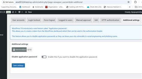 Application Passwords Have Been Disabled