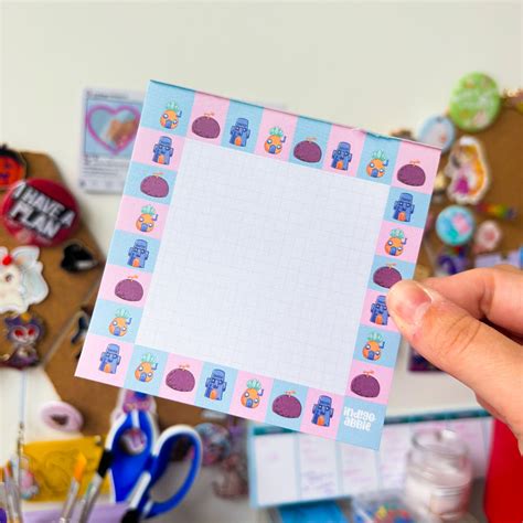 Bikini Bottom Houses Square Notepad Spongebob Squarepants Note Pad