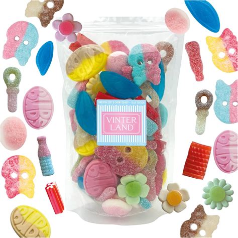 Bubs Swedish Candy Mix Big Ovals Skulls And More