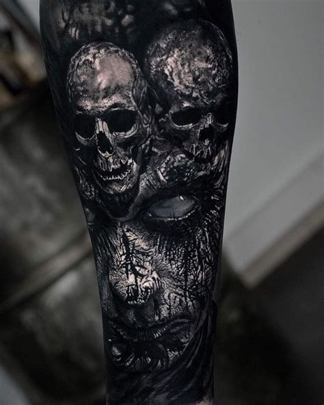 Pin By Břetislav Žaloudek On Horor Scary Tattoos Creepy Tattoos