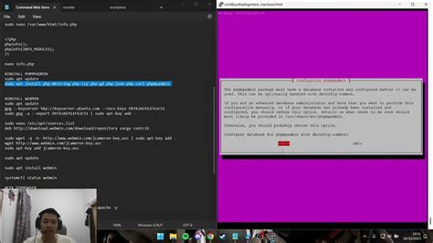 Cara Install Web Server Apache2 Wordpress Dan Moodle Pada Vps Youtube