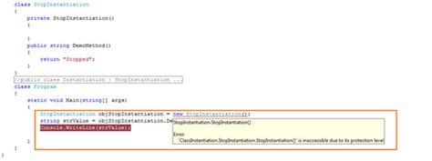 Few Ways To Prevent Instantiation Of Class