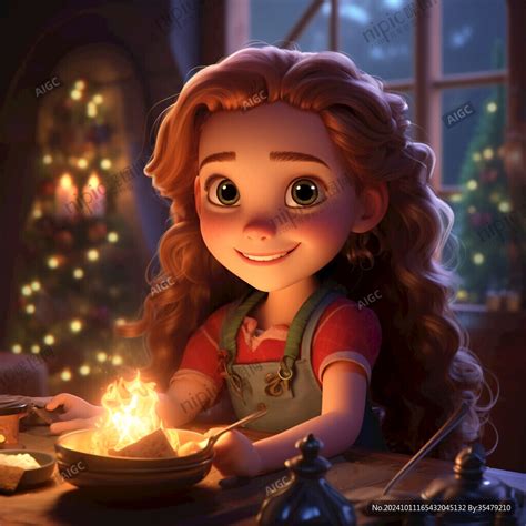 Ai创作图魔发奇缘 迪士尼公主 卖火柴的小女孩 儿插女孩 写实人物插画 儿插人物插画 小女孩儿插 治愈系儿插 迪士尼人物 许愿少女绘画 手捧