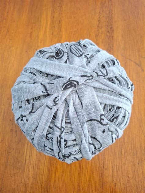 Snoopy Grey T Shirt Yarn Paradise Shop