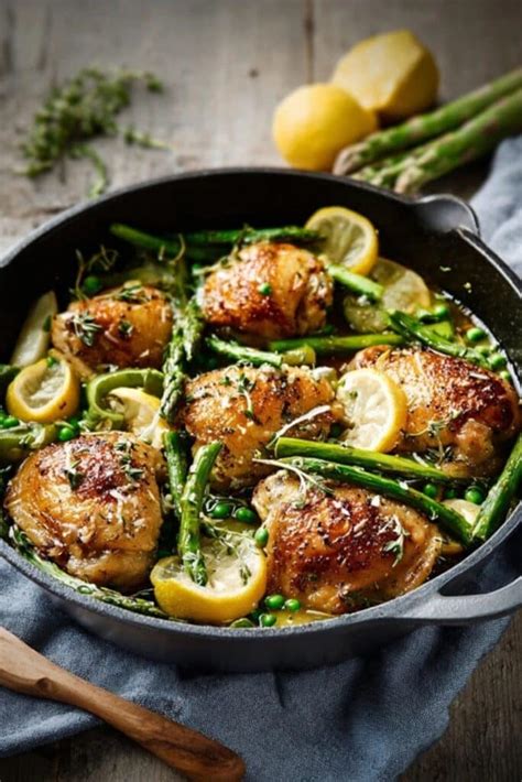 Lemon Herb Spring Chicken Easy Juicy 1 Pan Dinner