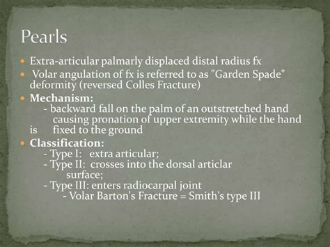 Smiths Fracture Pptx