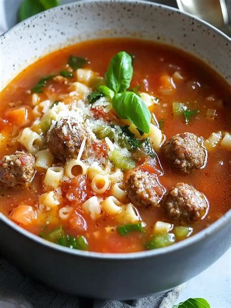 Easy Instant Pot Turkey Meatball And Ditalini Soup Delicious