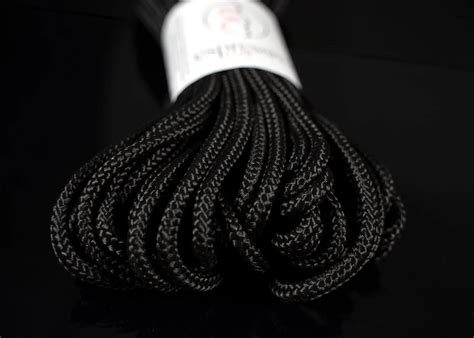 Bondage Rope For Bdsm Kinbaku Shibari In Black Color ø 7 Mm 10 M