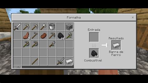 Minerio De Ferro DifÍcil Viu Minecraft Pocket Edition Ep3 Youtube