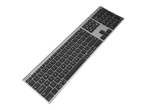 macally rechargeable space gray quick switch bluetooth keyboard for