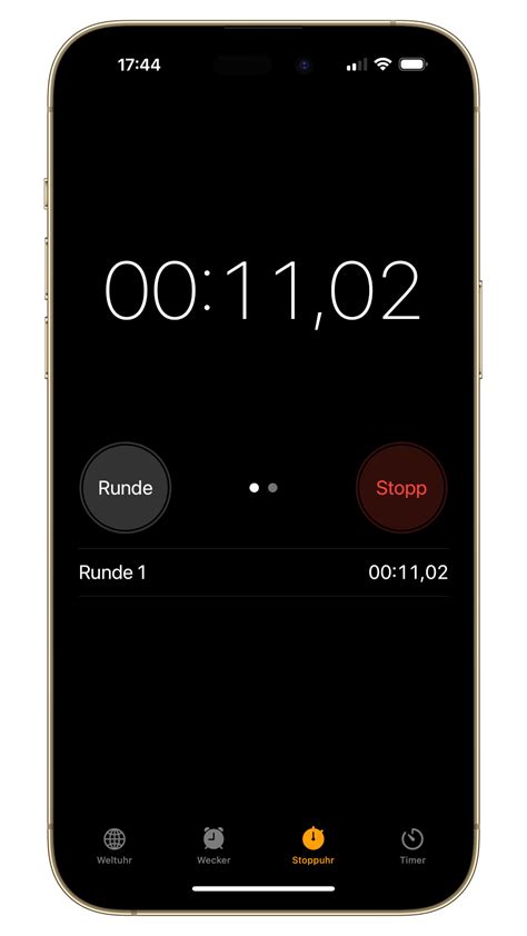 Apple Iphone Unter Ios Mit Analoger Stoppuhr Tekshrekblog