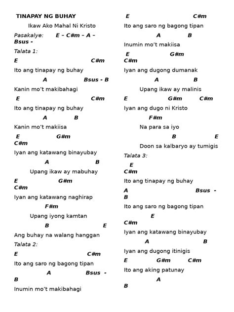 Tinapay Ng Buhay Pdf