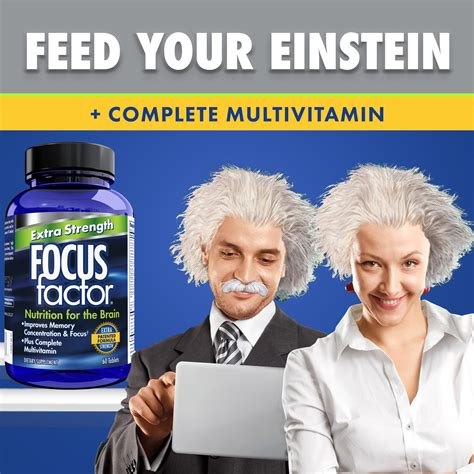 Focus Factor Extra Strength Nutrition For The Brain Plus Multivitamin Tablets 60 Ct Pick Up
