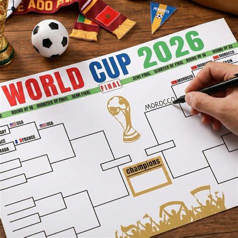 World Cup Wall Chart 2026 Etsy Uk