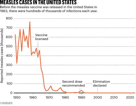 Measles Outbreak History Graph