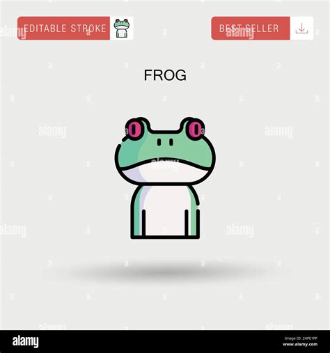 Frog Simple Vector Icon Stock Vector Image And Art Alamy