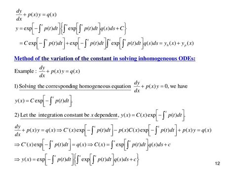Ppt Terminologies 1 Ordinary Vs Partial Differential Equations Powerpoint Presentation Id