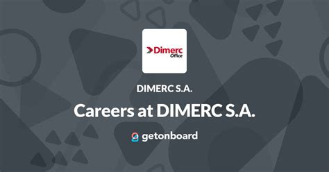 Careers At Dimerc Sa Get On Board
