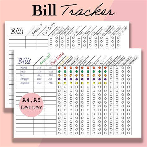 Bill Tracker Organizer App At Skye Milliner Blog