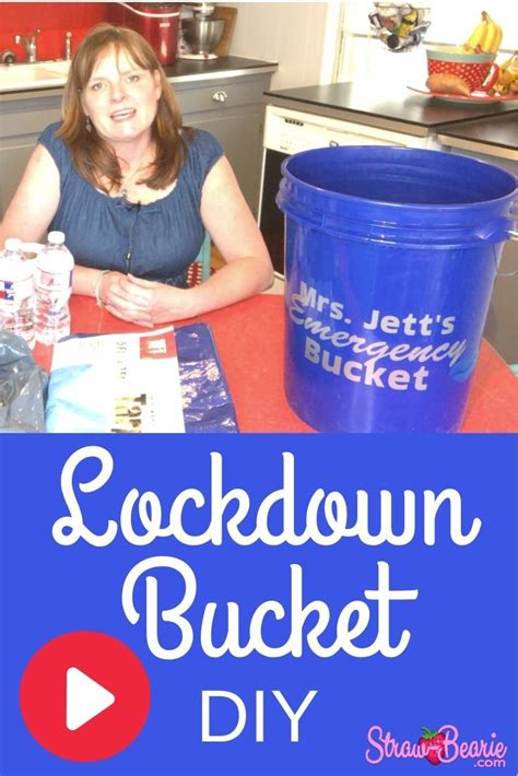 School Lockdown Bucket School Emergency Kit School Safety Teaching Plan