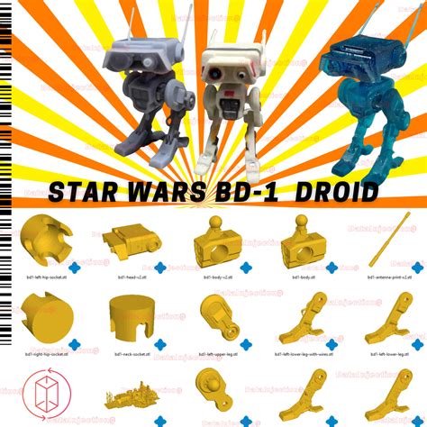 Star Wars Bd 1 Model 3d Print Stl File Etsy
