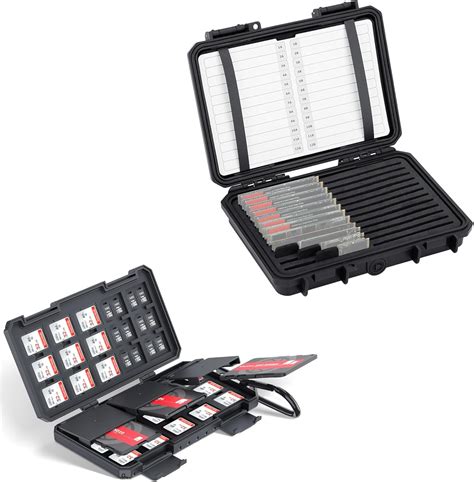 Sd Card Case Ssd Card Case：sd Tf Memory Card Case With M