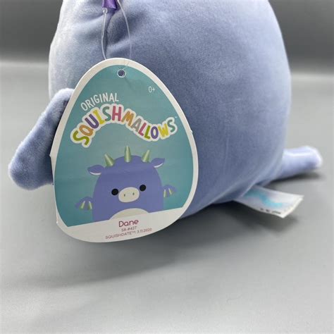 7” Dane The Dragon Squishmallow Bnwt Depop