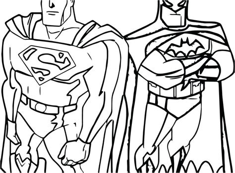 Batman V Superman Coloring Pages