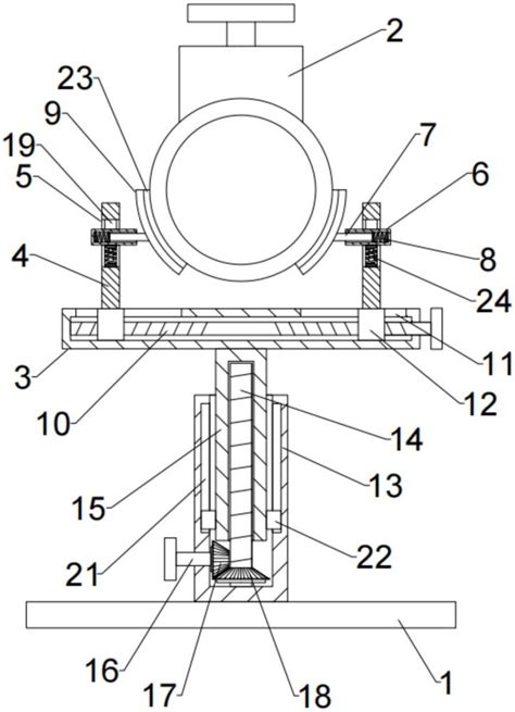 一种阀门减震支架的制作方法