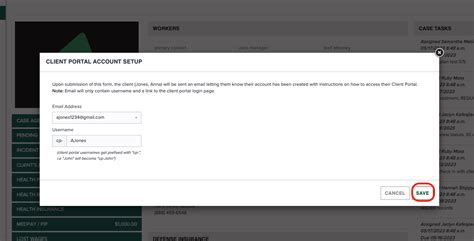 Activate Or Reactivate Client Portal Casepeer
