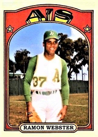 1972 Ramon Webster Athletics Baseball Baseball Classic Baseball Cards