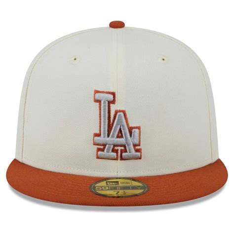 New Era Los Angeles Dodgers Creamrust Orange 2023 59fifty Fitted Hat