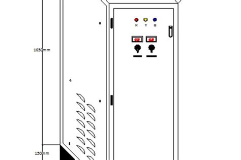 MDB Panel AutoCAD D CAD Model GrabCAD