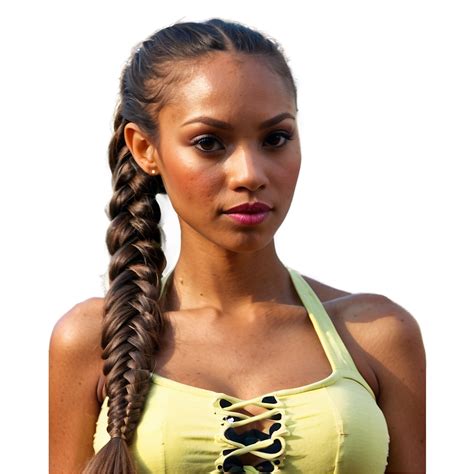 Download Fishtail Ponytail Png Wallpapers Com