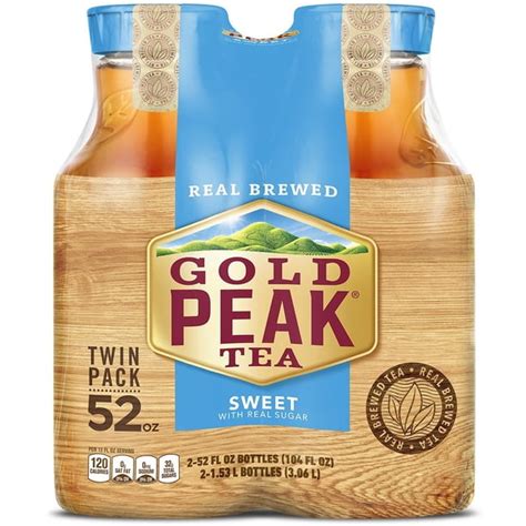 Gold Peak Sweetened Black Tea Bottles 2 Pk 52 Fl Oz