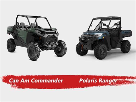 Can Am Commander Vs Polaris Ranger Comparison Starknightmt