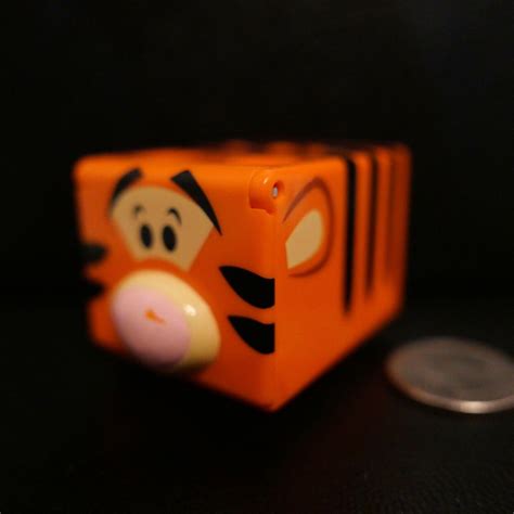 Rare Tigger Pooh Disney Cubee Musical Cubes Figure Takara Japan