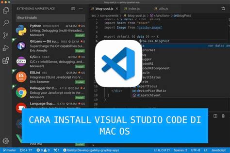 Cara Install Visual Studio Code Di Laptop MacBook Pro Mac OS Pasitive CCTV