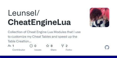 Github Leunselcheatenginelua Collection Of Cheat Engine Lua Modules