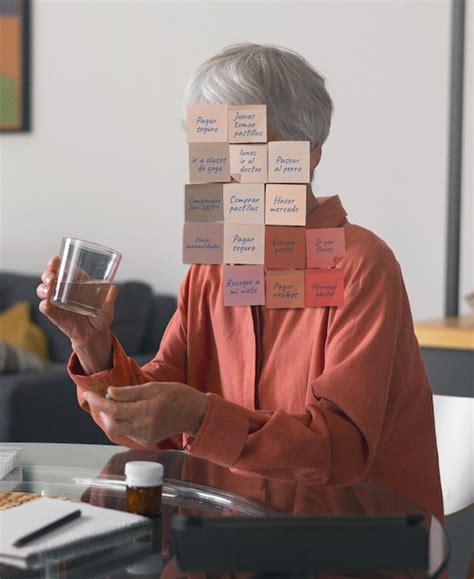 Premium Photo Medium Shot Woman Posing With Notes On Face