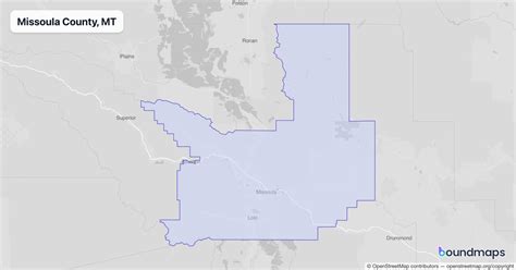 Missoula County Mt Kml Boundary File Download Free