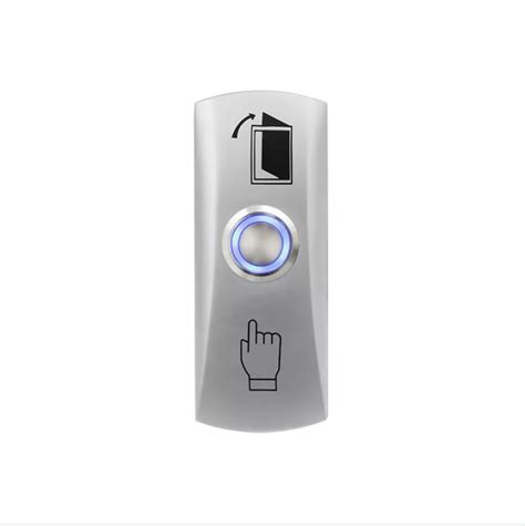 304 stainless steel 12v 24v surface mounting door exit button access control exit switch metal