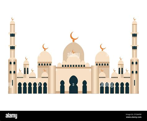 Sheikh Zayed Grand Mosque Abu Dhabi Stock Vector Image And Art Alamy