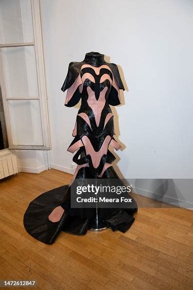 A Look Designed By Jelena Malesevic Is Seen On A Dress Form At The