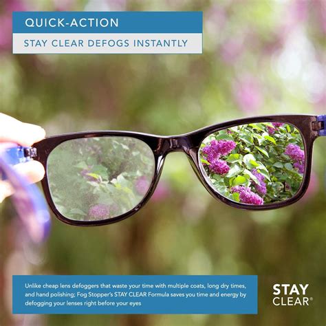 Stay Clear Lens Defogger For Glasses Fog Prevention Defogging For