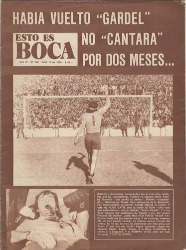 Revista Esto Es Boca 145 12 De Abril De 1976 Mercadolibre
